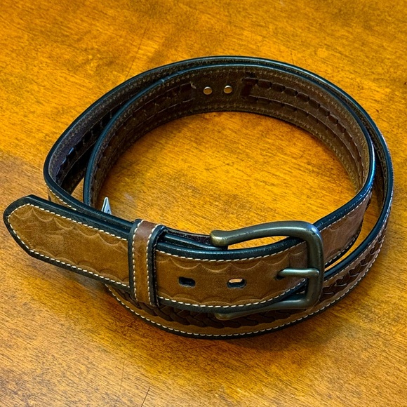 Orvis | Accessories | Vintage Orvis Leather Western Bullet Belt Mens ...